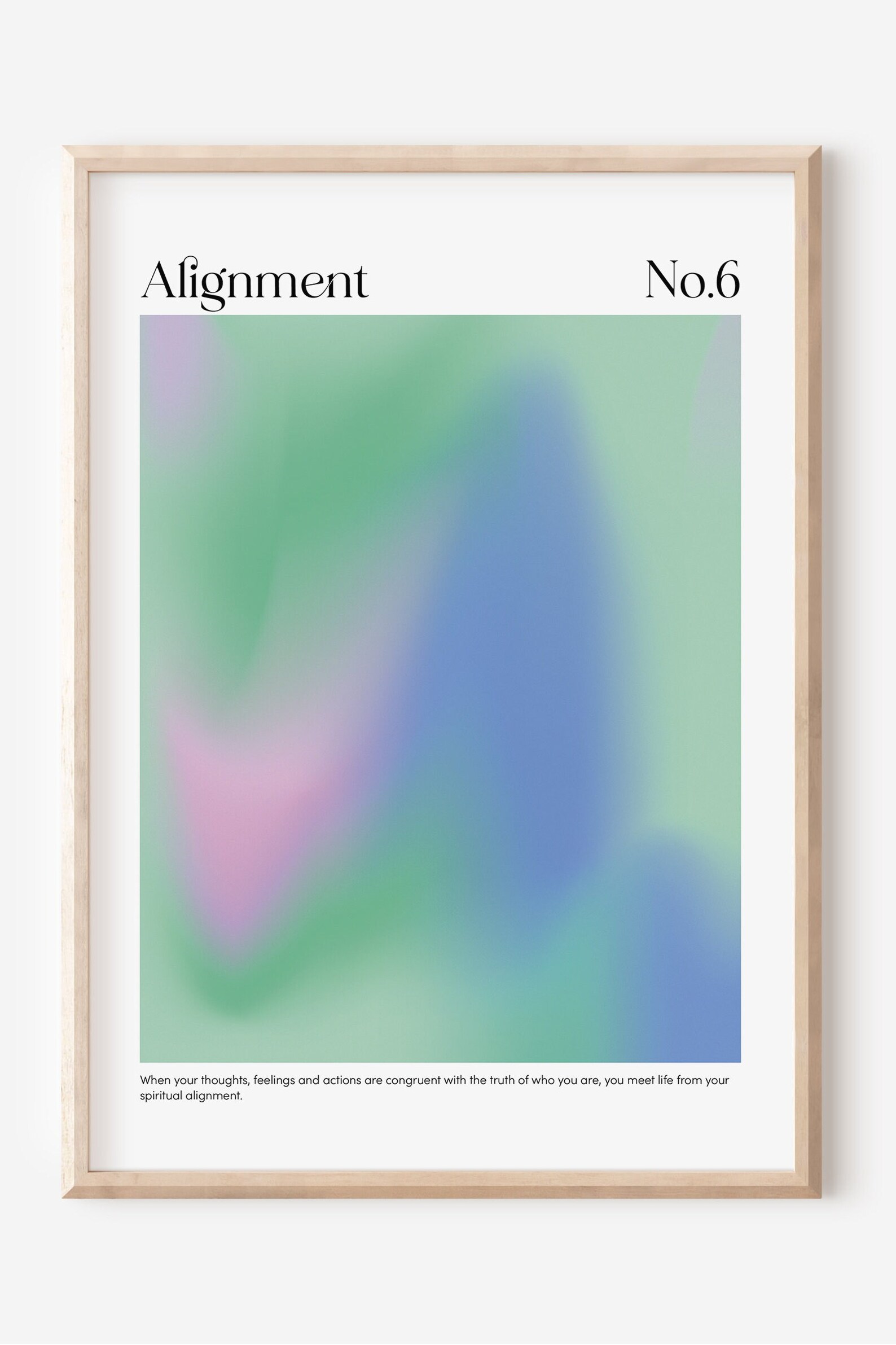 Aura Poster Print Set of 3 Aura Angel Number Poster Print - Etsy