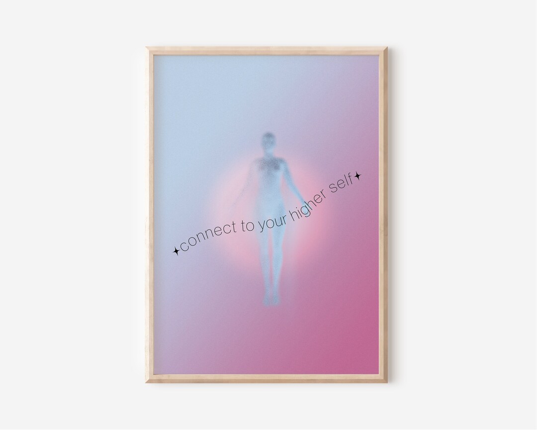 Spiritual Gradient Wall Art Printable, Spiritual Art Print, Gradient ...