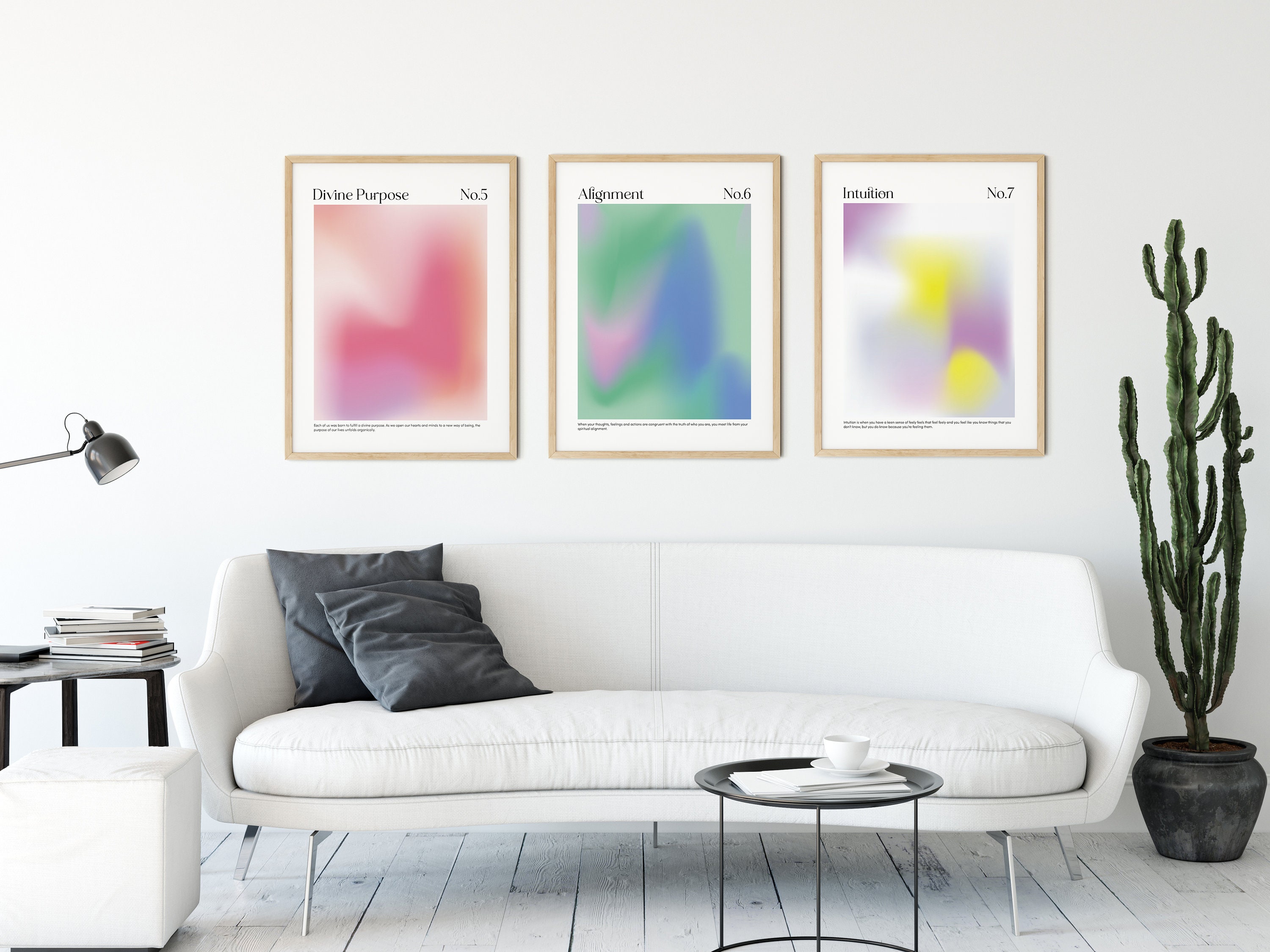 Aura Poster Print Set of 3 Aura Angel Number Poster Print - Etsy