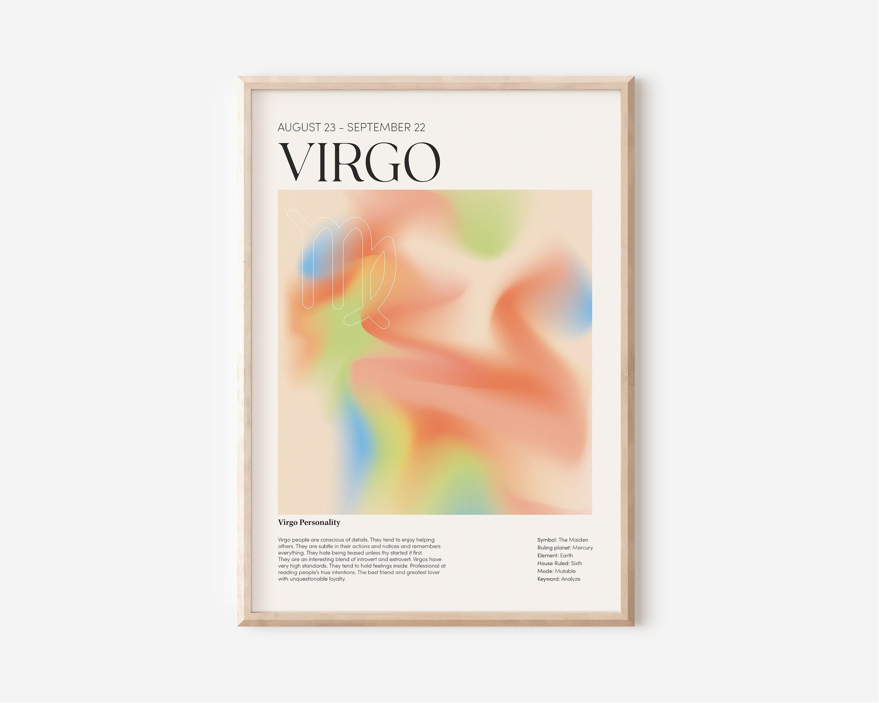 Virgo Download Wall Art - Etsy