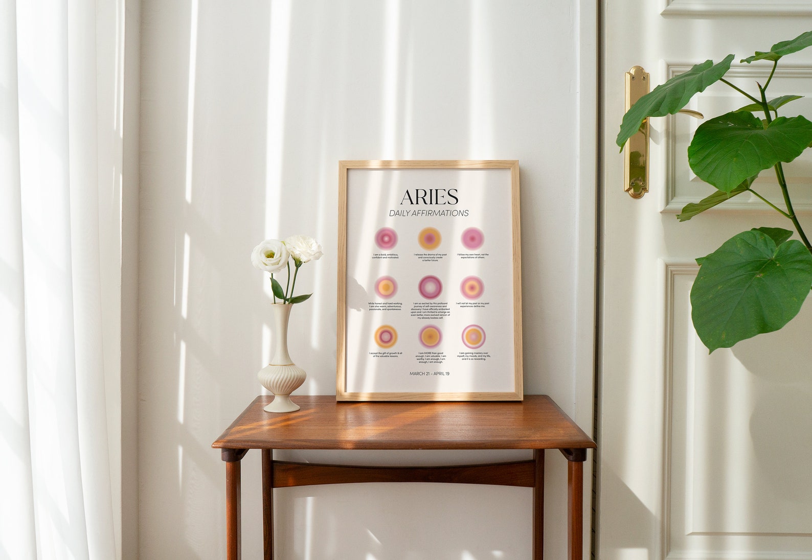 Aries Wall Art Zodiac Poster Aries Art Aries Gift Aries - Etsy