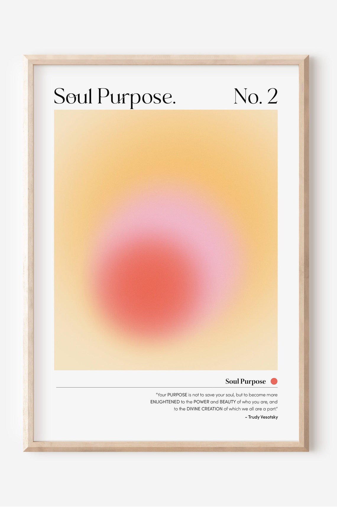 Aura Poster 3 Piece Wall Art Set Aura Gradient Spiritual Room - Etsy