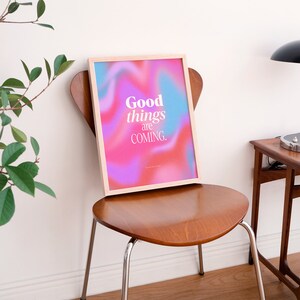 Positive Affirmation Room Decor Aesthetic Energy Aura Poster Print ...