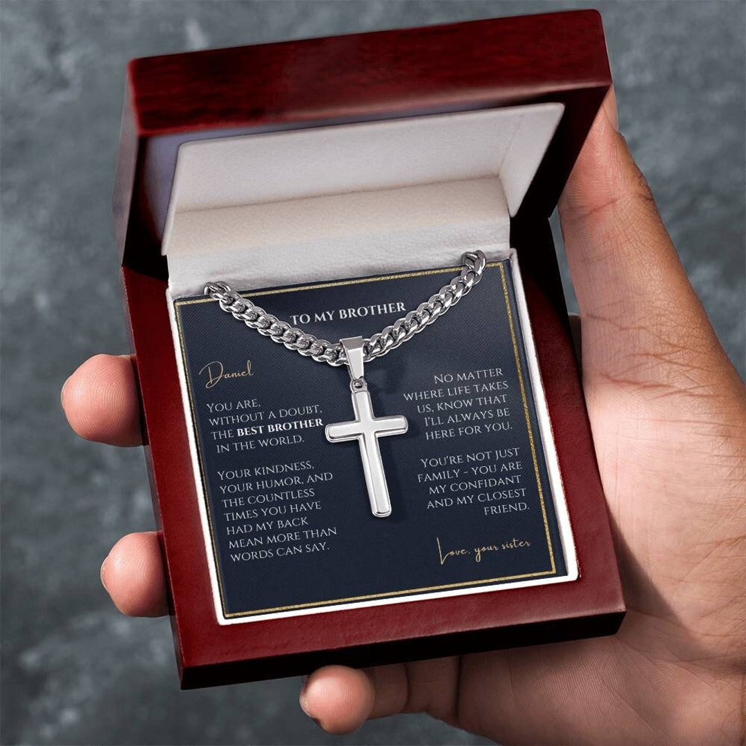 Personalized Brother Gift From Sister, Engraved Gift for Brother ...