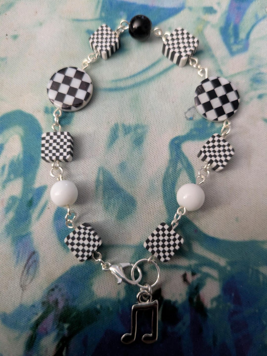 Checkered Bassist Bracelet - Etsy
