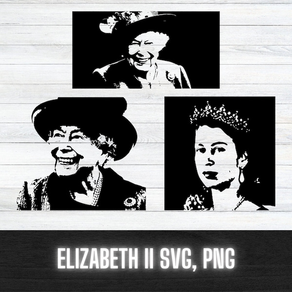 Elizabeth Ii Svg - Etsy UK