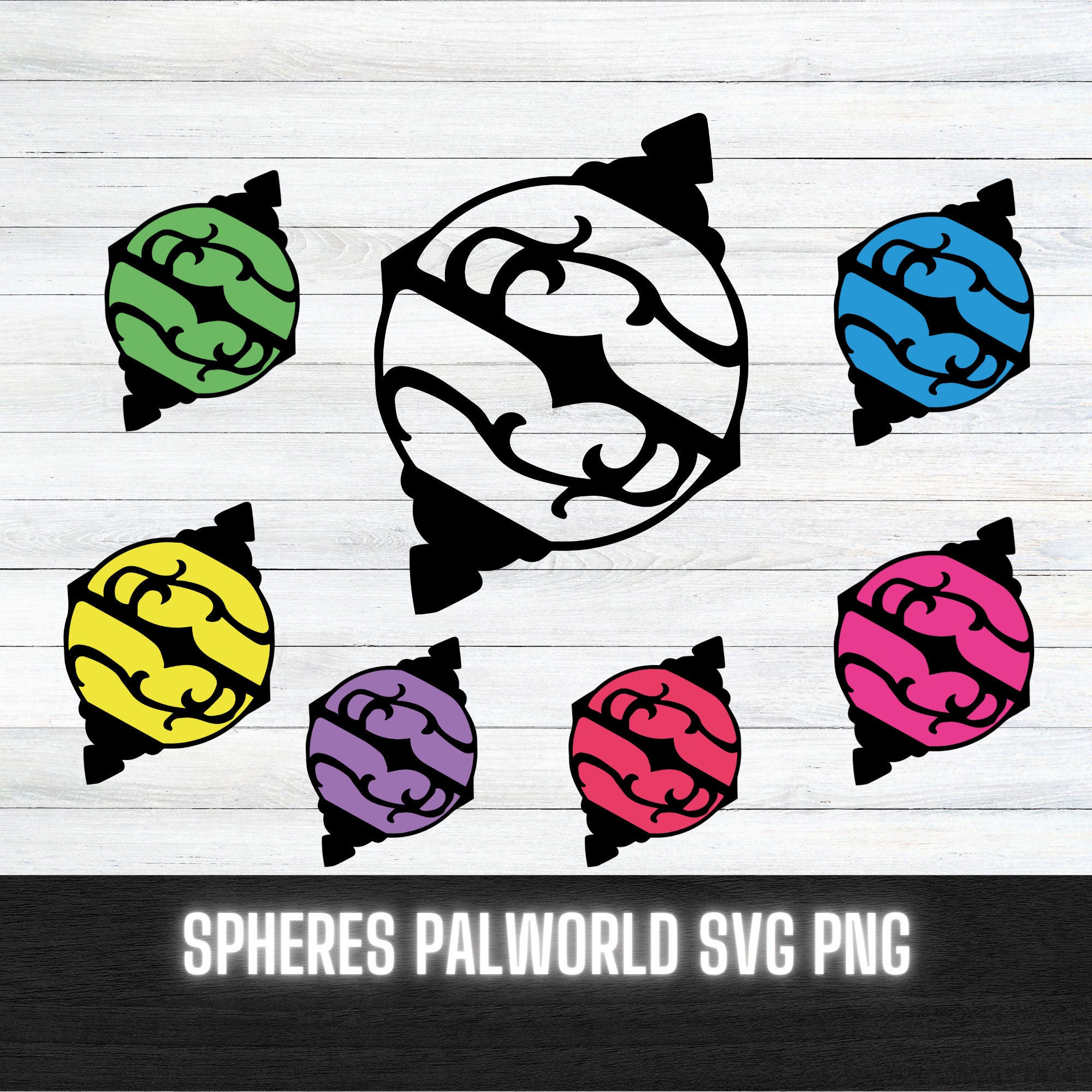 Spheres Palworld SVG PNG - Etsy