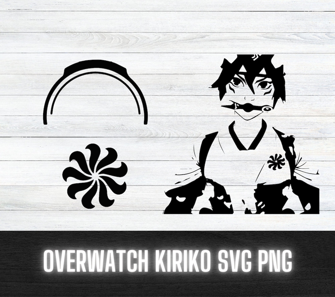 Overwatch Kiriko SVG PNG - Etsy