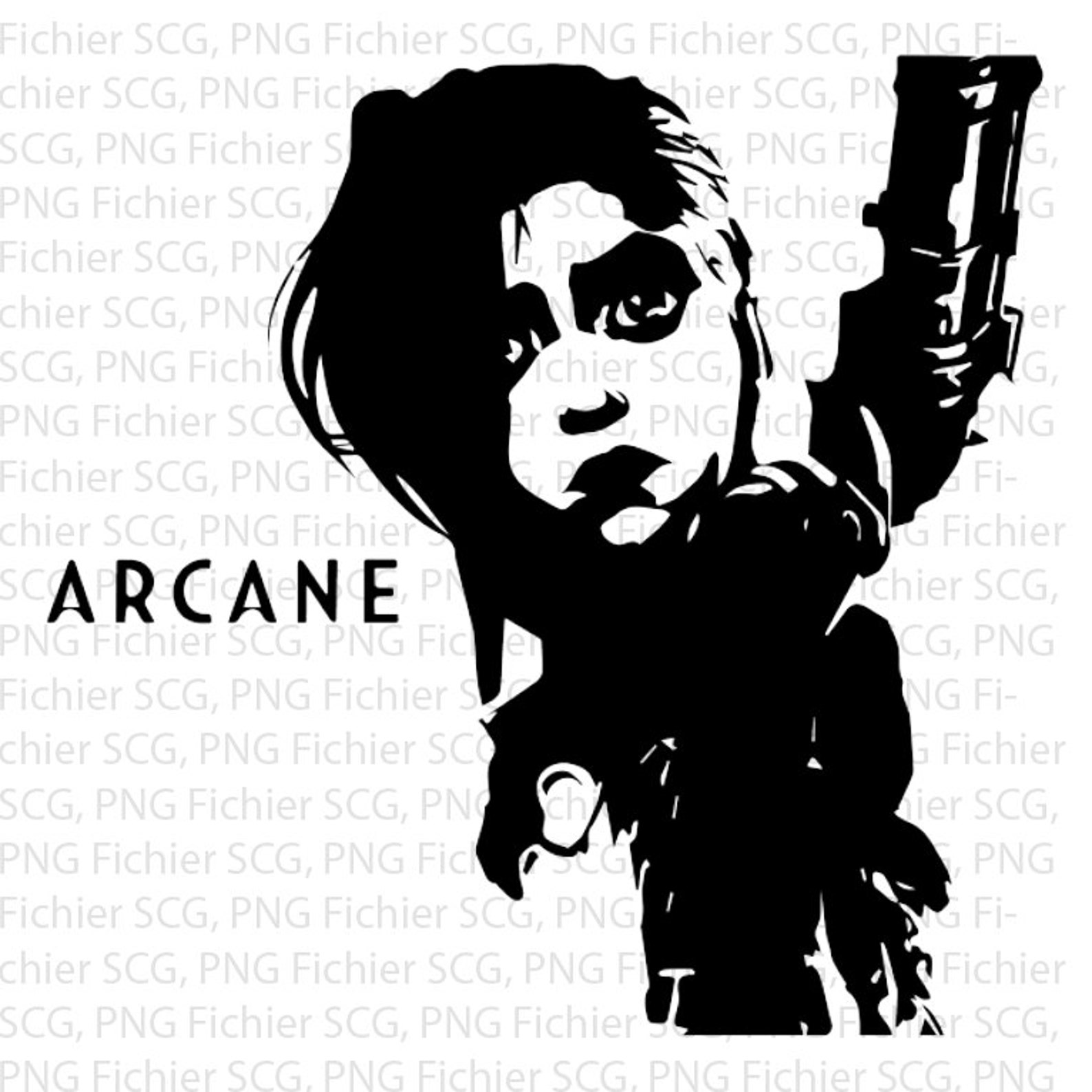 Arcane Jinx "league of Legends" SVG, PNG - Etsy
