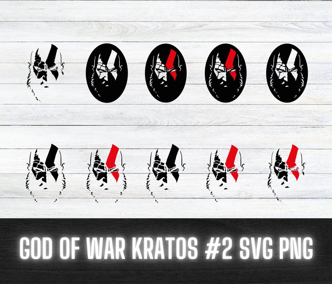 God of War Kratos #2 SVG PNG - Etsy