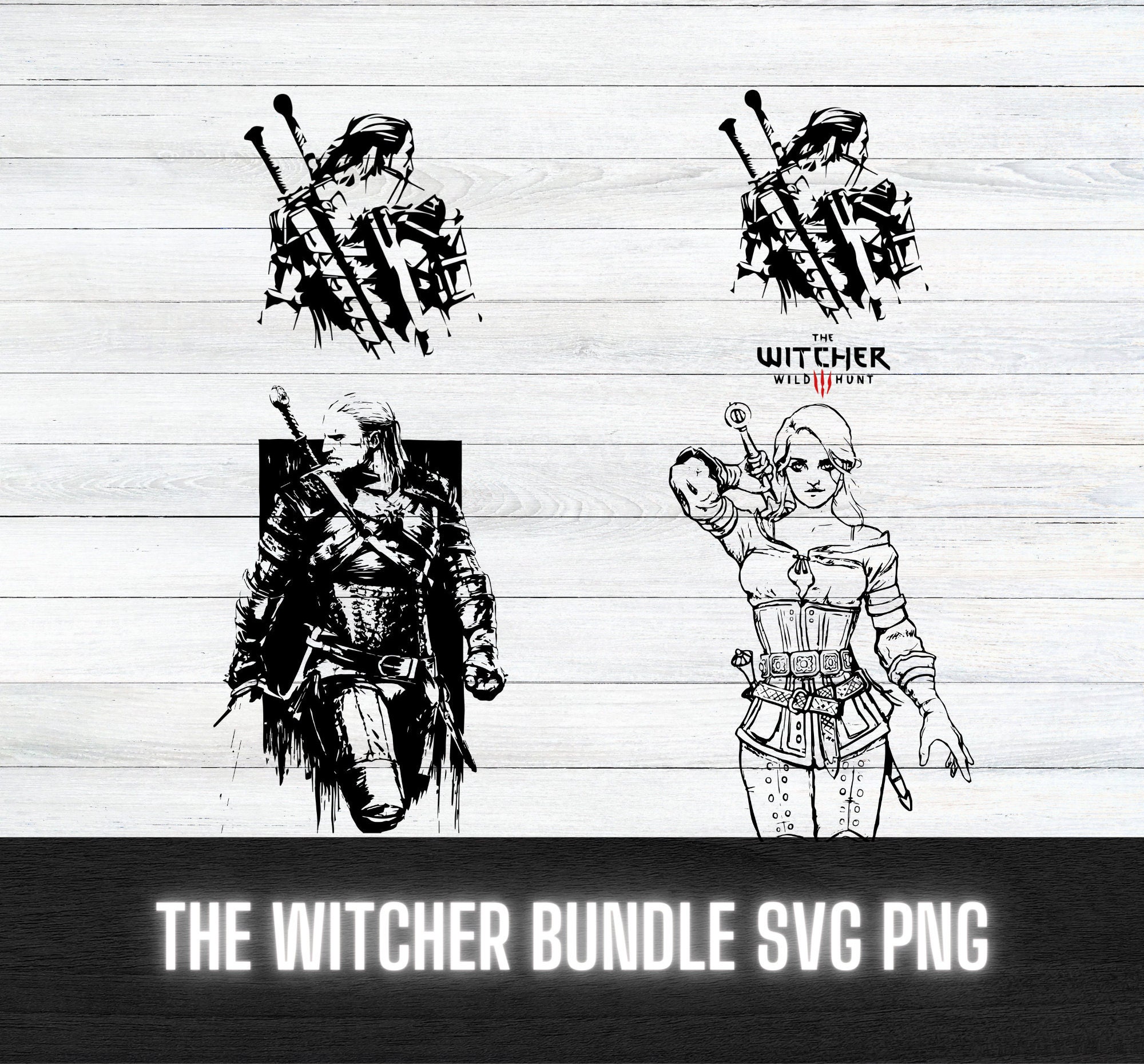 The Witcher Bundle SVG PNG - Etsy