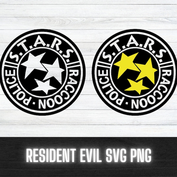 Stars Resident Evil Svg - Etsy
