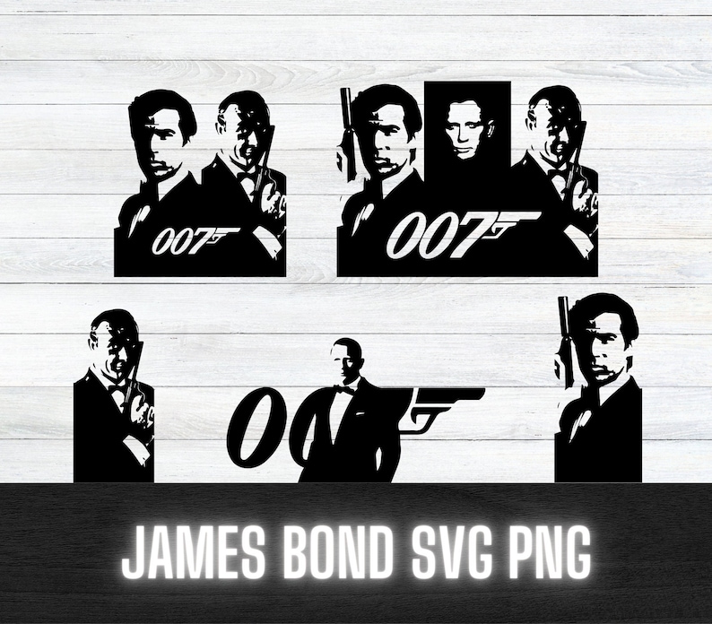 James Bond 007 Logo, SVG, PNG (2) - Etsy