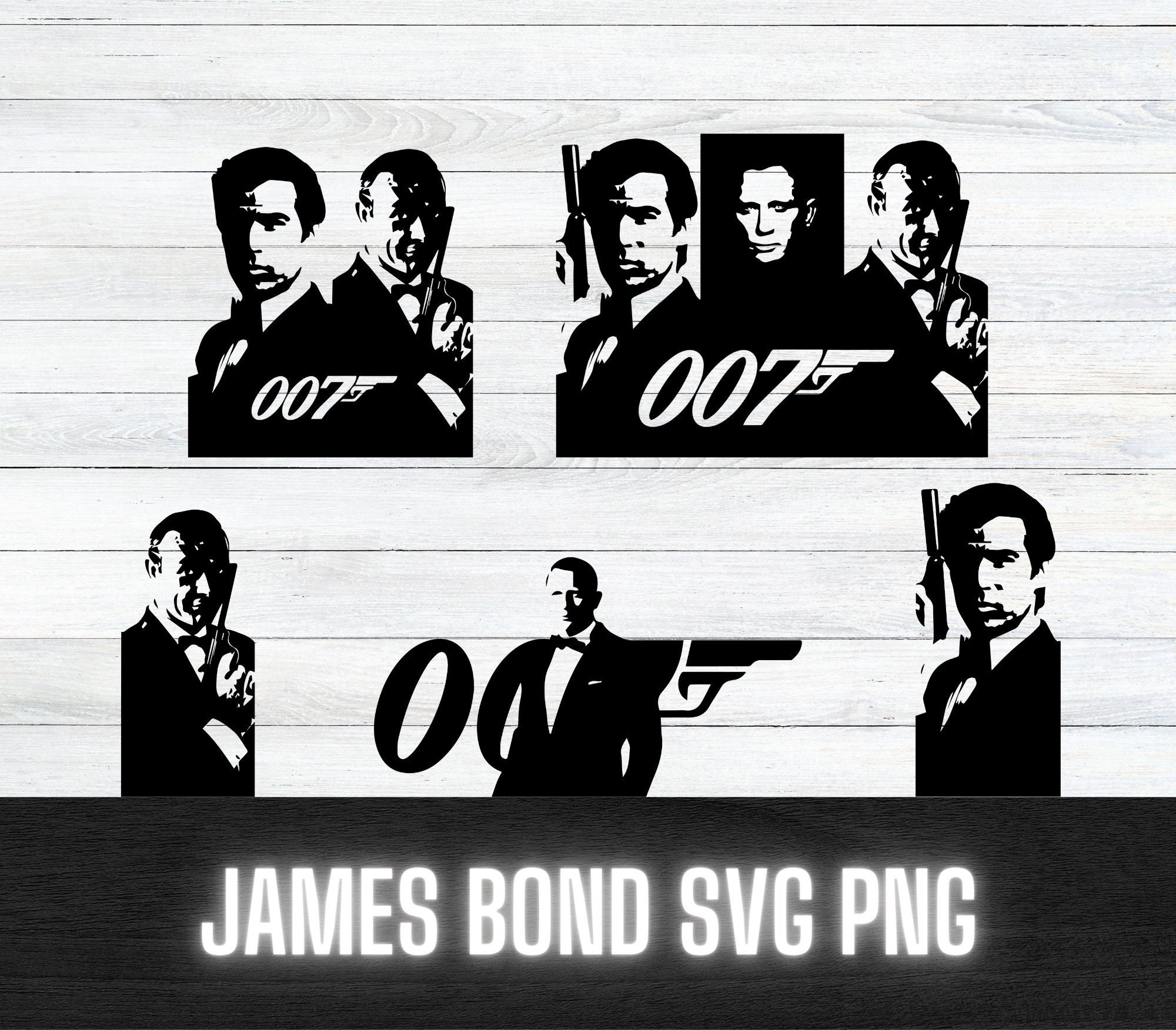 James Bond 007 Logo, SVG, PNG 2 - Etsy