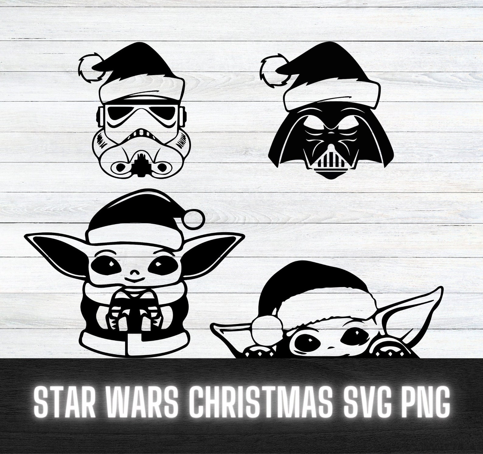 Star Wars Christmas SVG PNG - Etsy