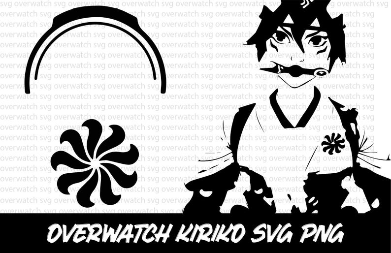 Overwatch Kiriko SVG PNG - Etsy