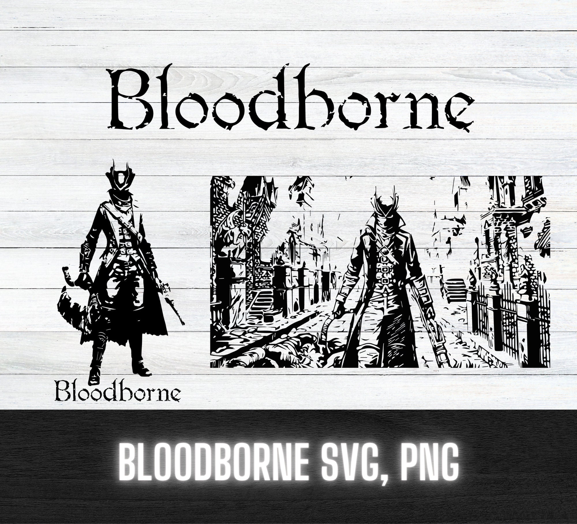 Bloodborne SVG, PNG - Etsy