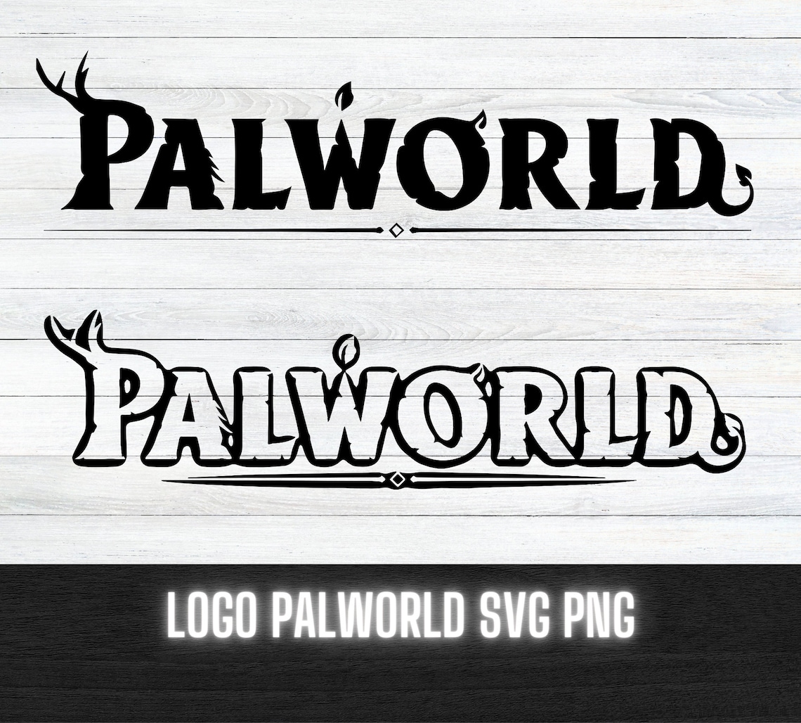 Palworld Logo SVG PNG - Etsy