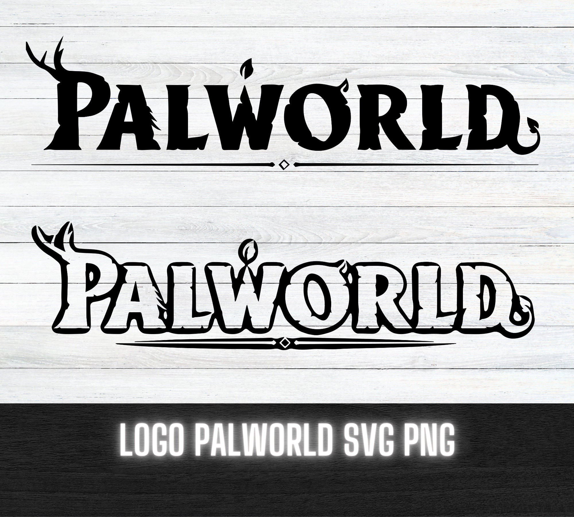 Palworld Logo SVG PNG - Etsy