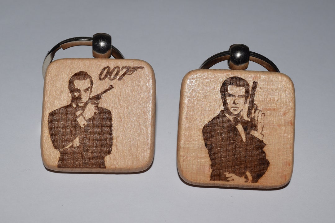 James Bond 007 Keychain Set - Etsy