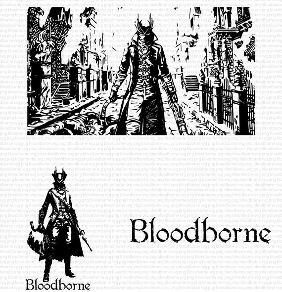 Bloodborne SVG PNG - Etsy