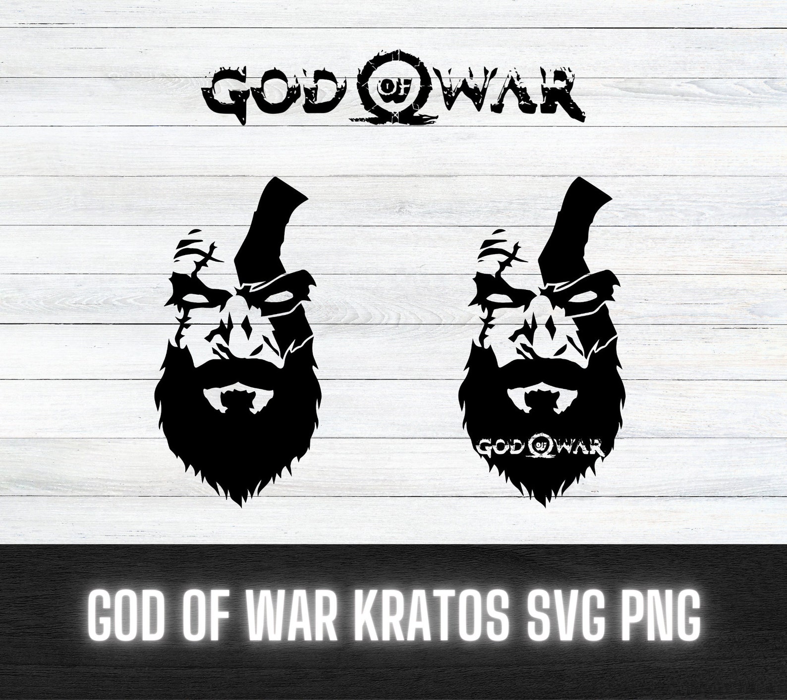 God of War Kratos SVG PNG - Etsy