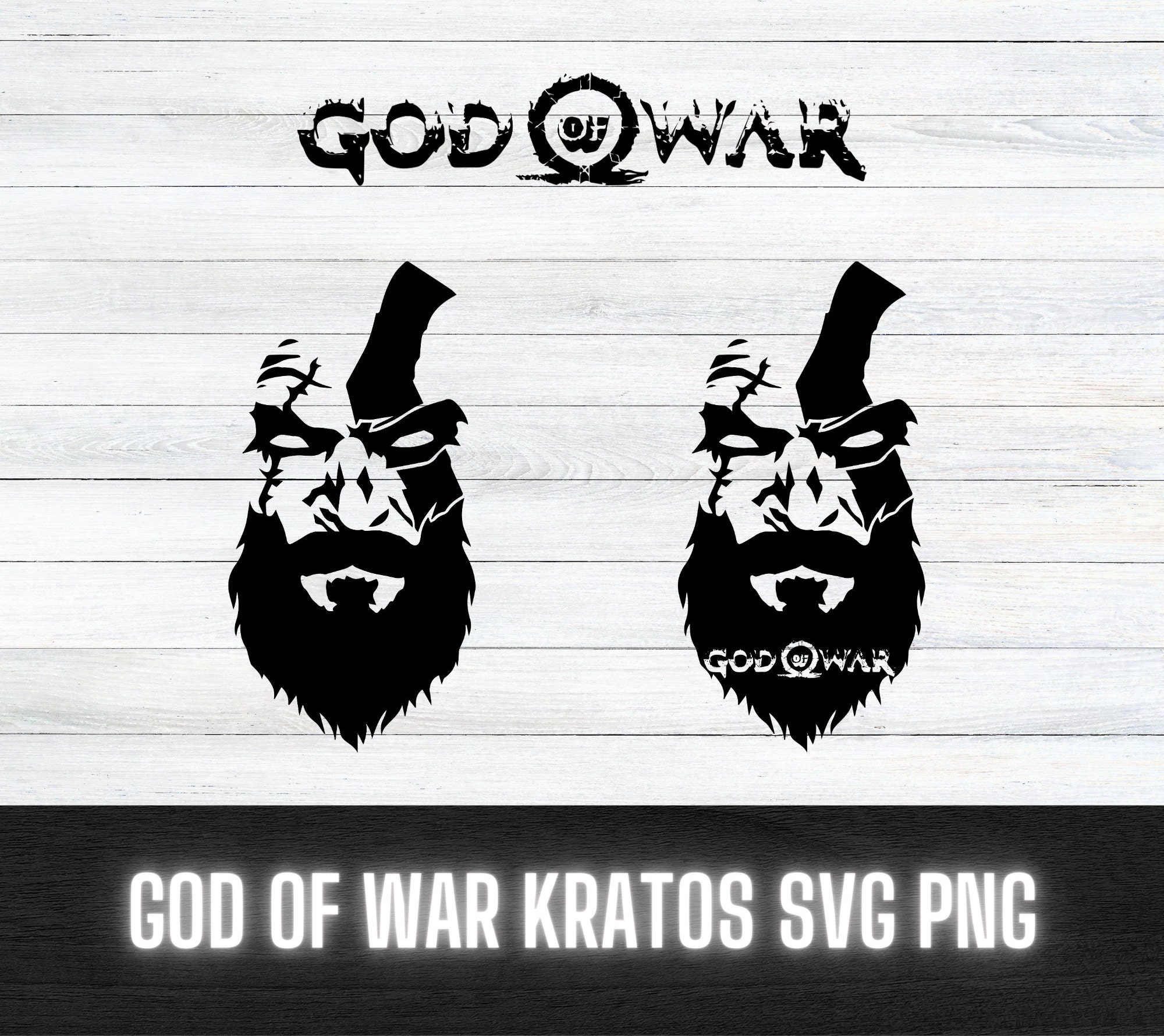 Dios de la guerra Kratos SVG PNG - Etsy España