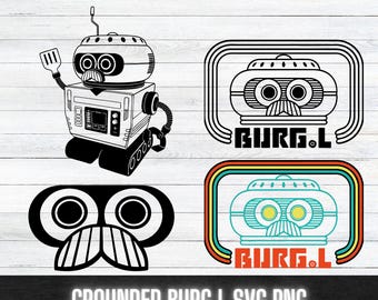 Grounded BURG.L SVG PNG - Etsy