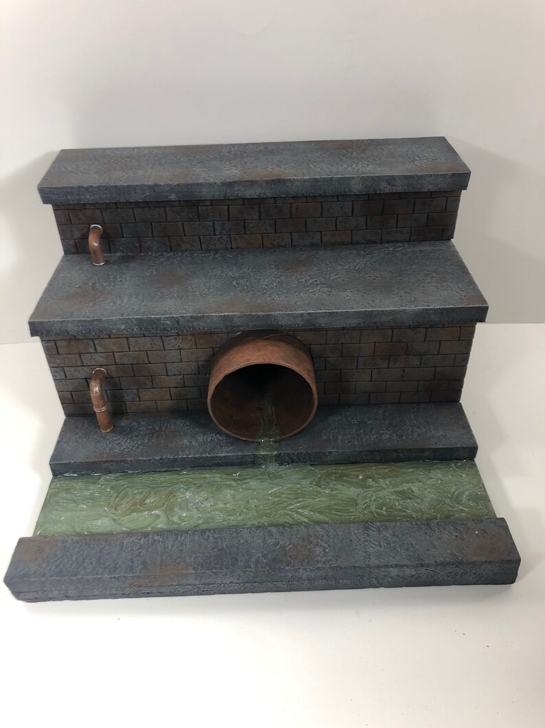 1:12 Scale Dirty Sewer Riser Diorama Base Detolf Action Figure - Etsy
