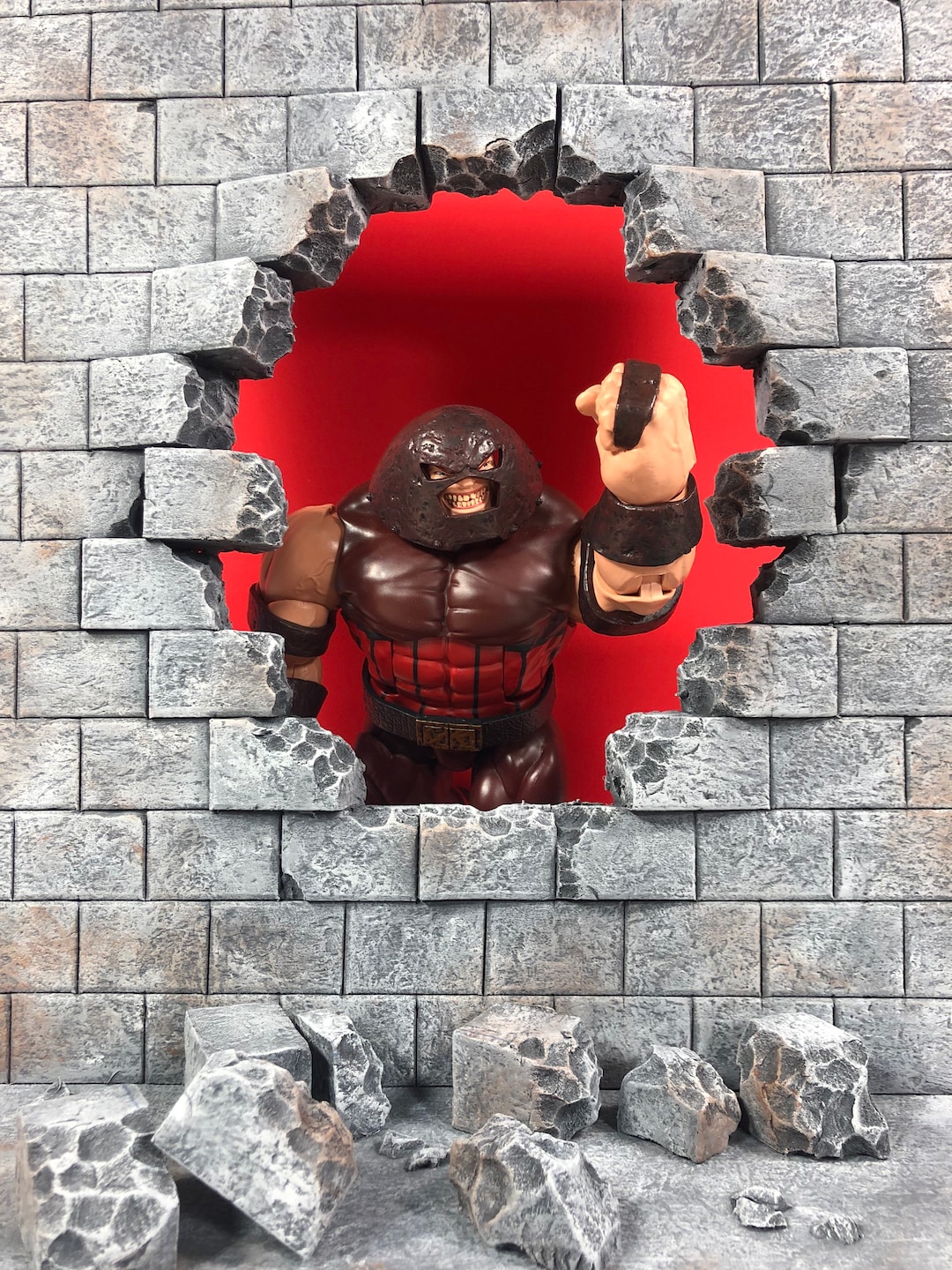 1:12 Scale Smashed Concrete Wall Detolf Action Figure Photography - Etsy