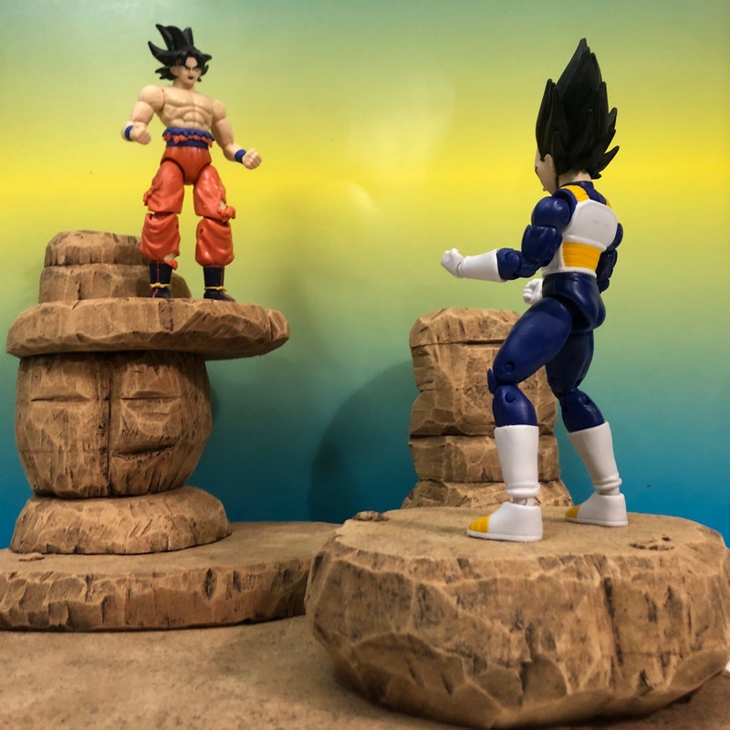 Goku and Vegeta Action Figures - Etsy