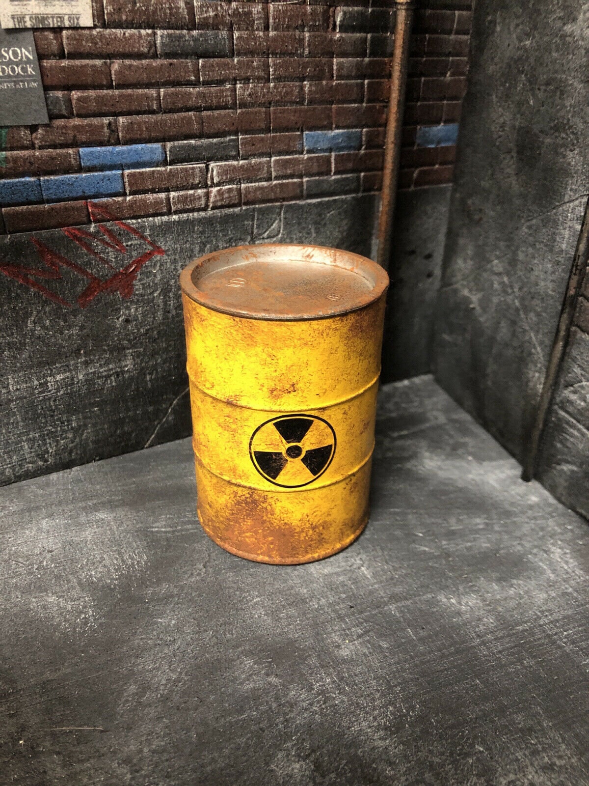 1:12 Scale Rusty Radioactive Toxic Barrel Prop Diorama Action - Etsy