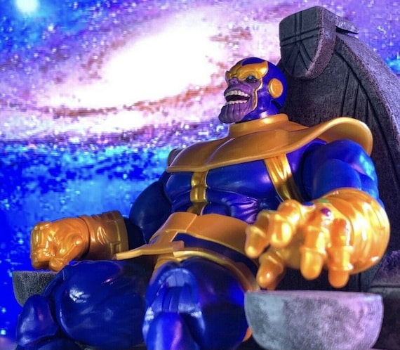 1 12 Scale Marvel Thanos Comic Throne Etsy Canada