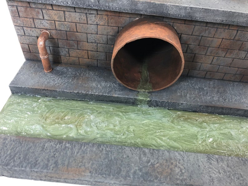 1:12 Scale Dirty Sewer Riser Diorama Base Detolf Action Figure - Etsy