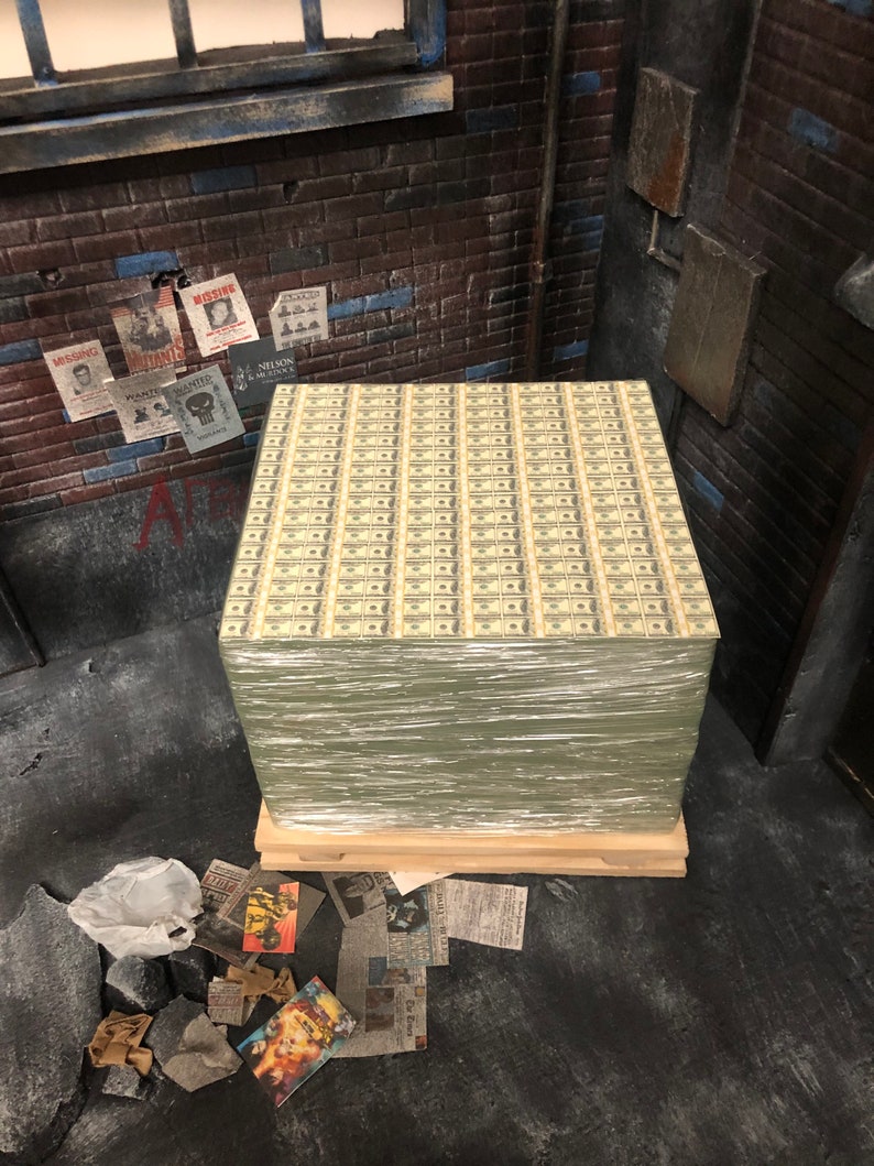 1:6 Scale Money Pallet Prop Diorama Action Figure Photography - Etsy