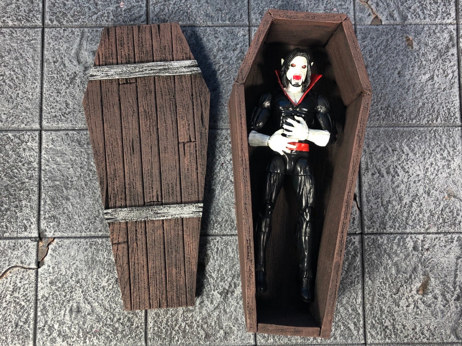 1:12 Scale Coffin Prop Diorama Action Figure Photography - Etsy