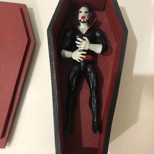 1:12 Scale Black Coffin Prop Diorama Action Figure Photography - Etsy