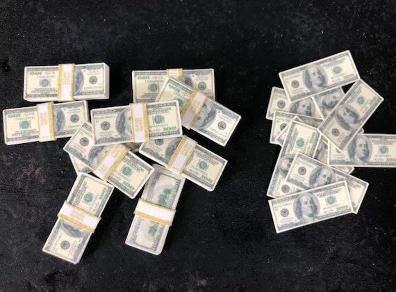 Money Bundle Prop Diorama Action Figure Photography - Etsy
