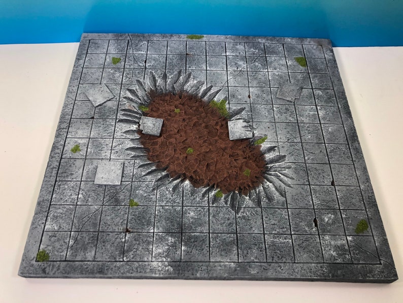 1:12 Scale Smashed Tile Ruin Diorama Base Detolf Action Figure - Etsy