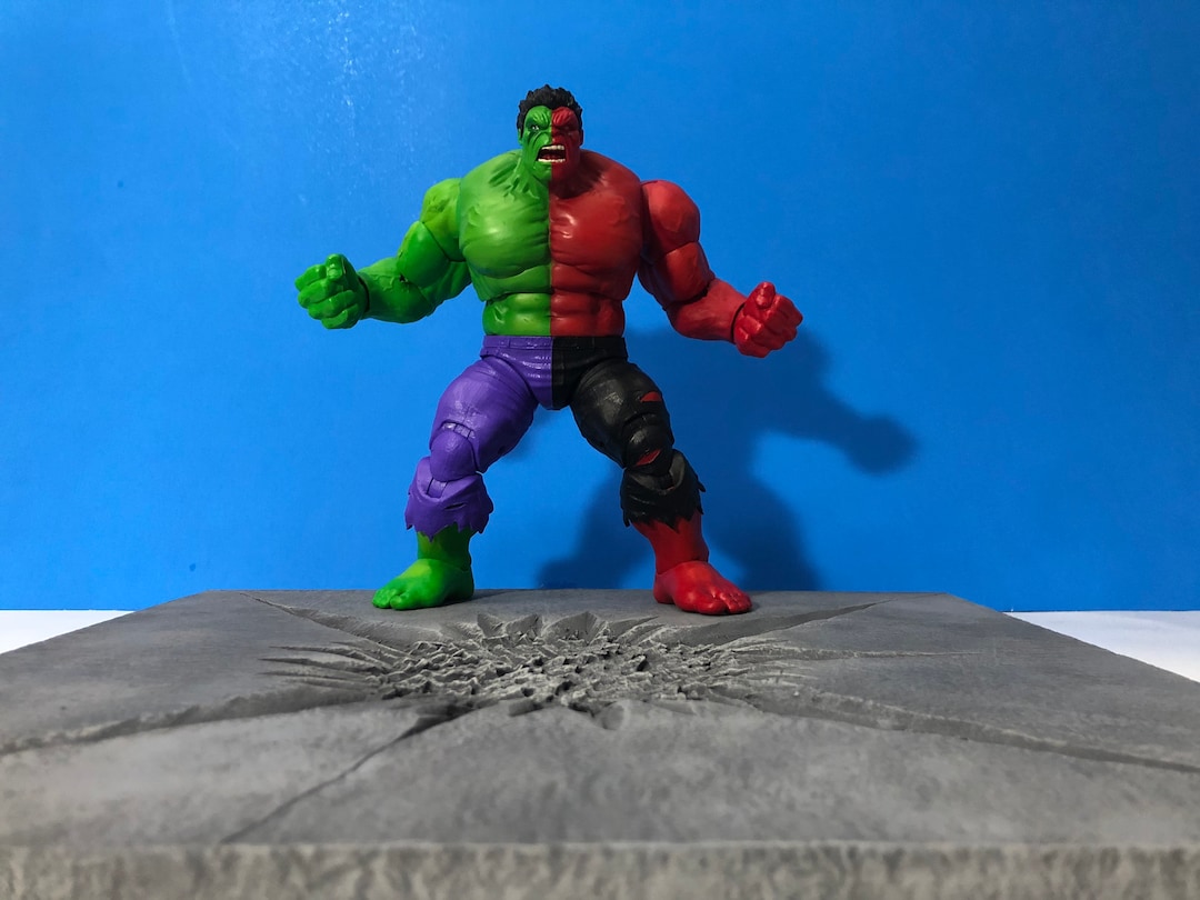 1:12 Scale Smashed Ruin Diorama Base Detolf Action Figure Photography ...