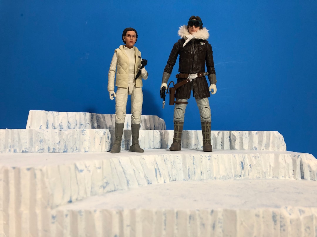 1:12 Snow Glacier Ice Diorama Base Detolf Action Figure Photography ...