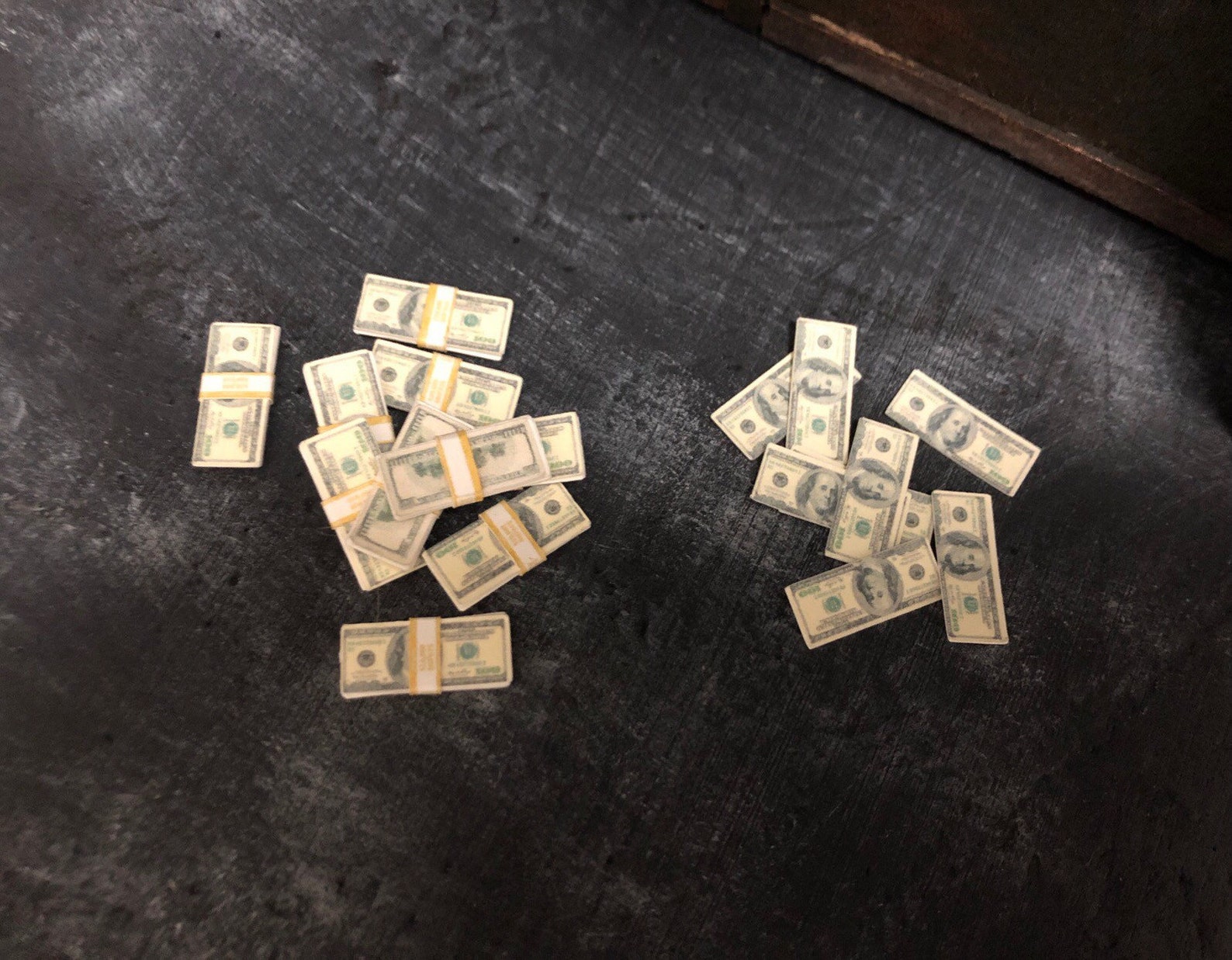 1:12 Scale Large Money Pallet Money Bundle Lot Prop Diorama Action ...