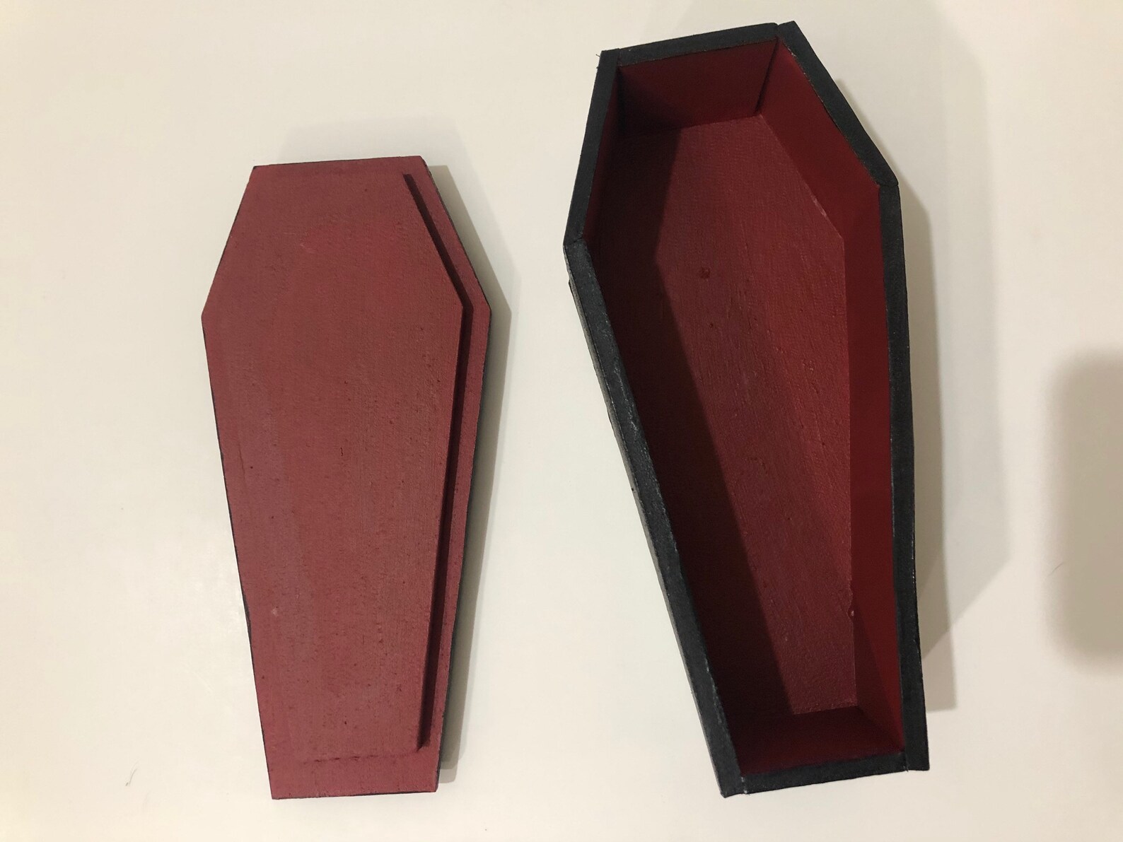 1:12 Scale Black Coffin Prop Diorama Action Figure Photography - Etsy