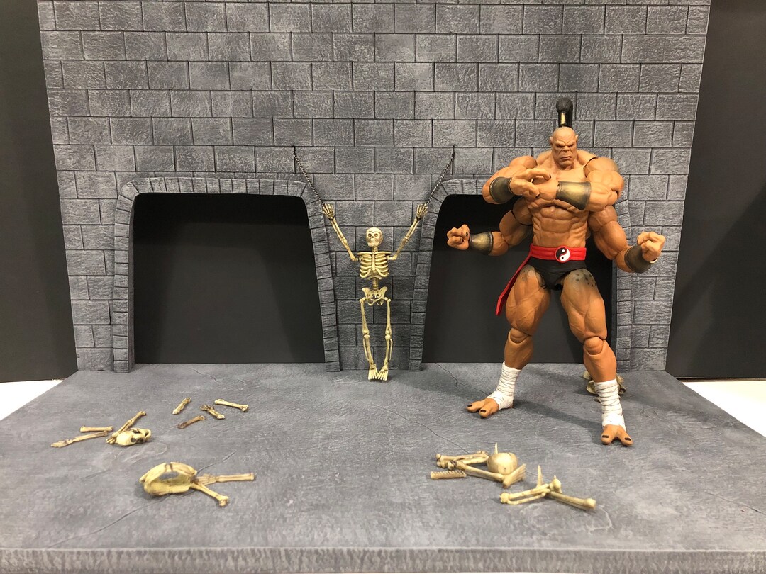 Mortal Kombat Goro’s Lair Diorama Action Figure Photography - Etsy