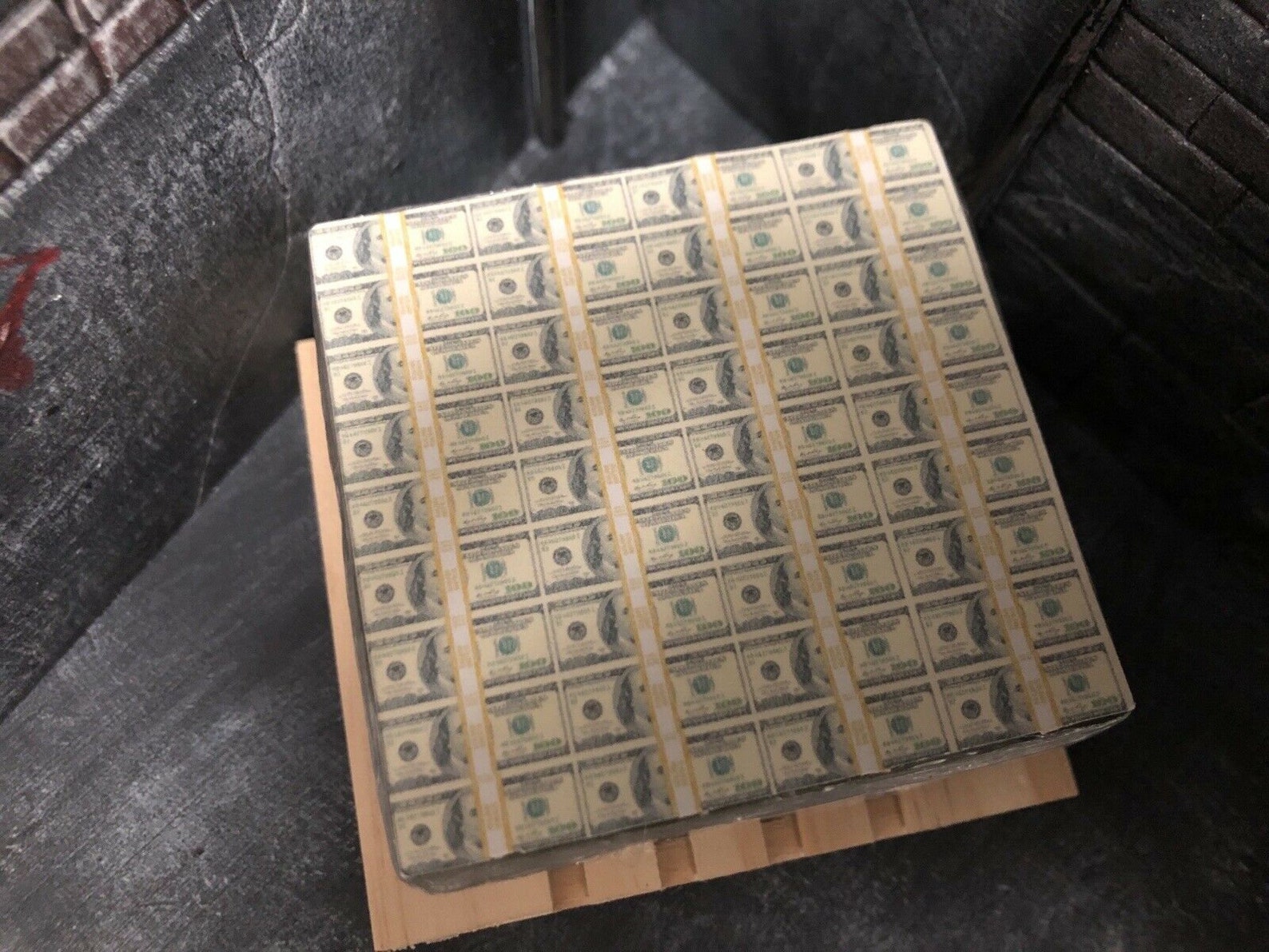 1:12 Scale Money Pallet Prop Diorama Action Figure Photography - Etsy