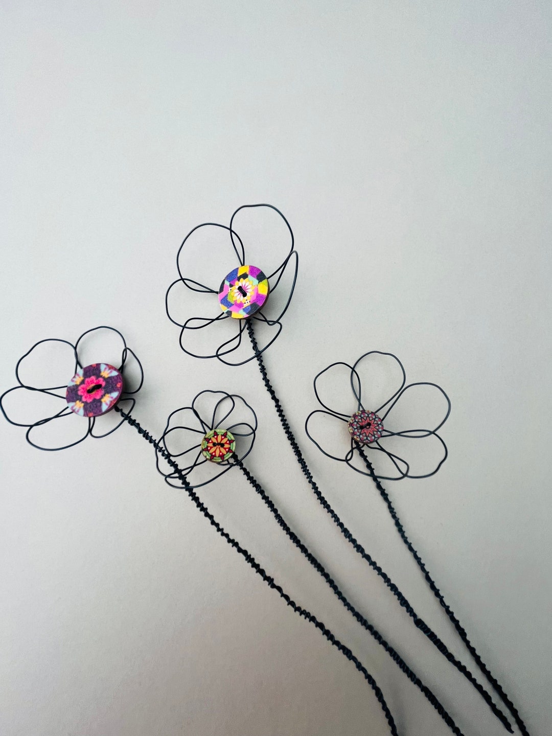 Wire Handmade Flowers ,perfect Gift for Someone - Etsy UK