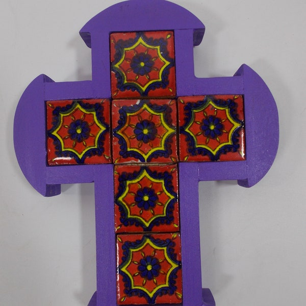 Mosaic Tile Cross - Etsy