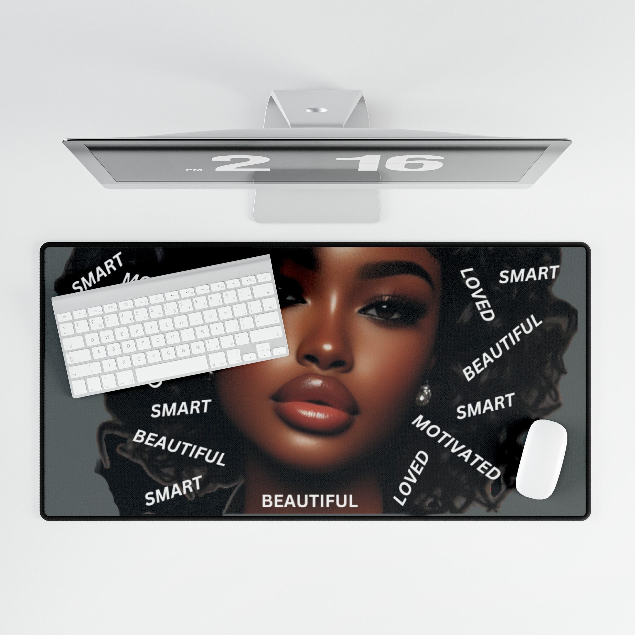 African American Motivational Computer Desk Mat - Etsy
