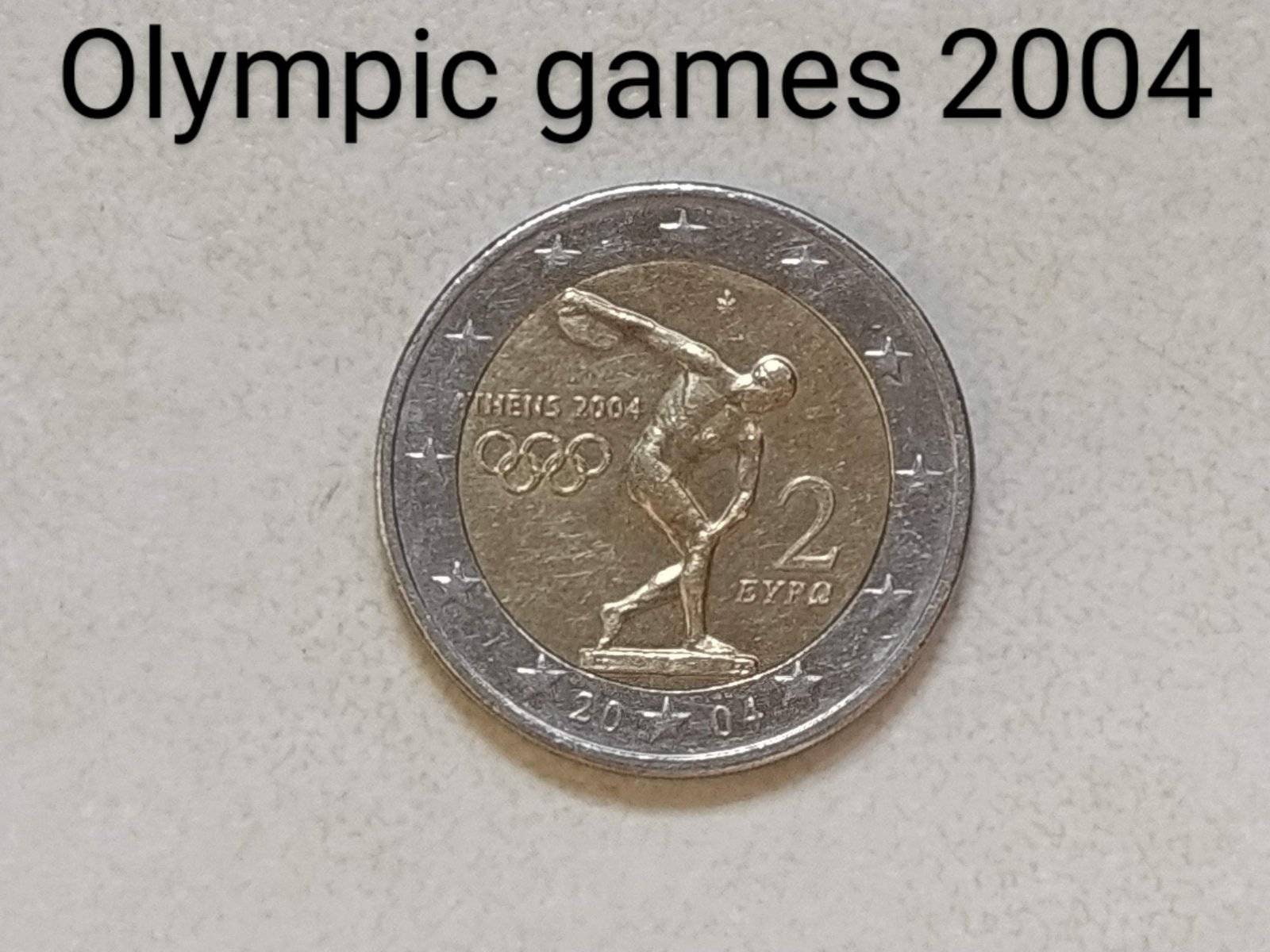 Greek 2 Euro Coins Very Rare Greek Coins - Etsy UK