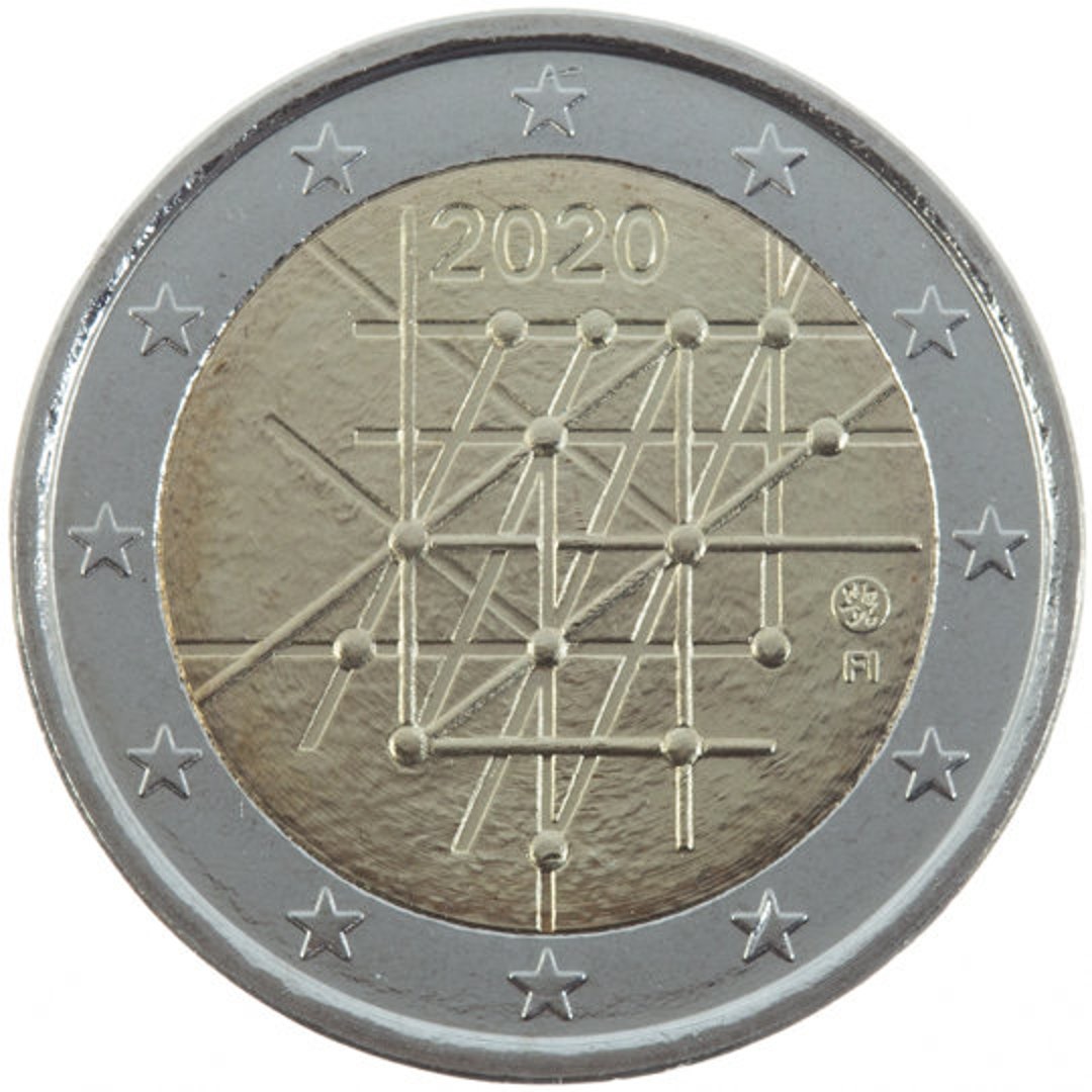 2 Euro Coin From Finland 2020 - Etsy
